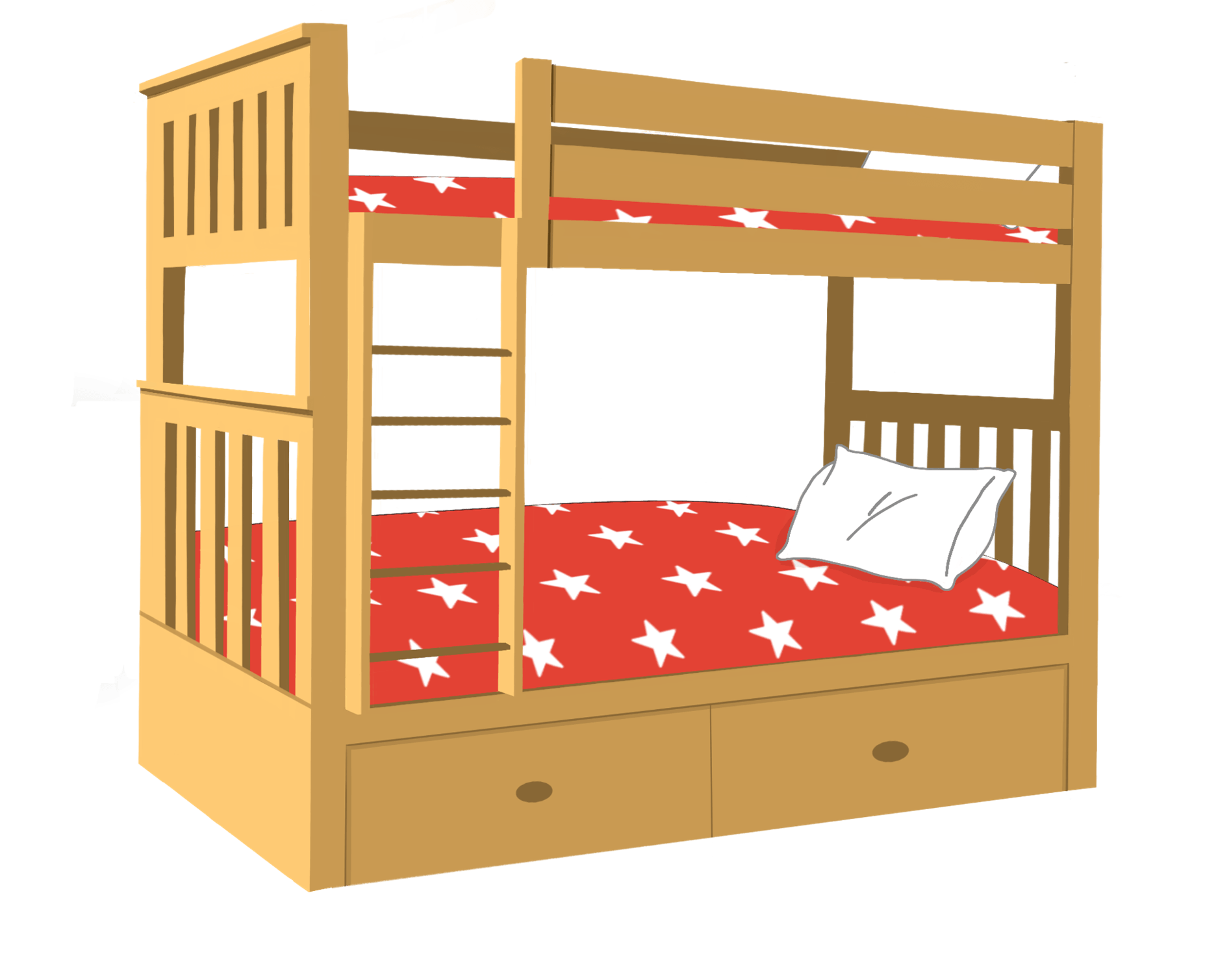 Bunks with storage – Monkey Bunks