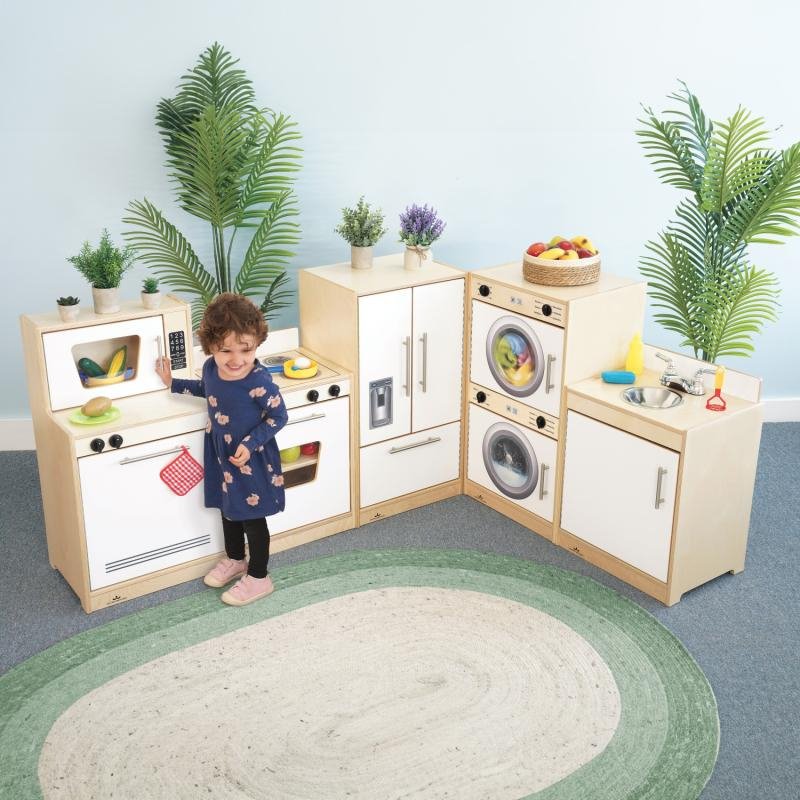 Contemporary Kitchen Ensemble - White - WB7400 – Monkey Bunks