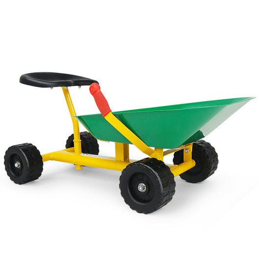 8" Heavy Duty Kids Ride-on Sand Dumper w/ 4 Wheels-Green – Monkey Bunks