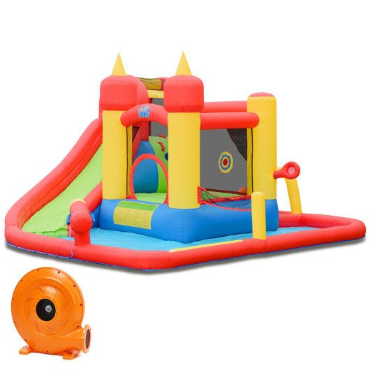 Inflatable Water Slide & Bounce House 740W Blower – Monkey Bunks
