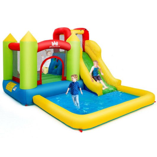 Inflatable Bounce House & Water Slide Without Blower – Monkey Bunks