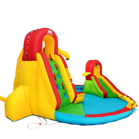 Kids Gift Inflatable Water Slide Bounce Park with 480 W Blower – Monkey Bunks