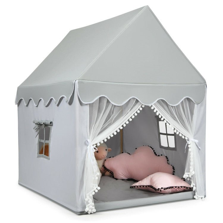 Kids Large Play Castle Fairy Tent with Mat – Monkey Bunks