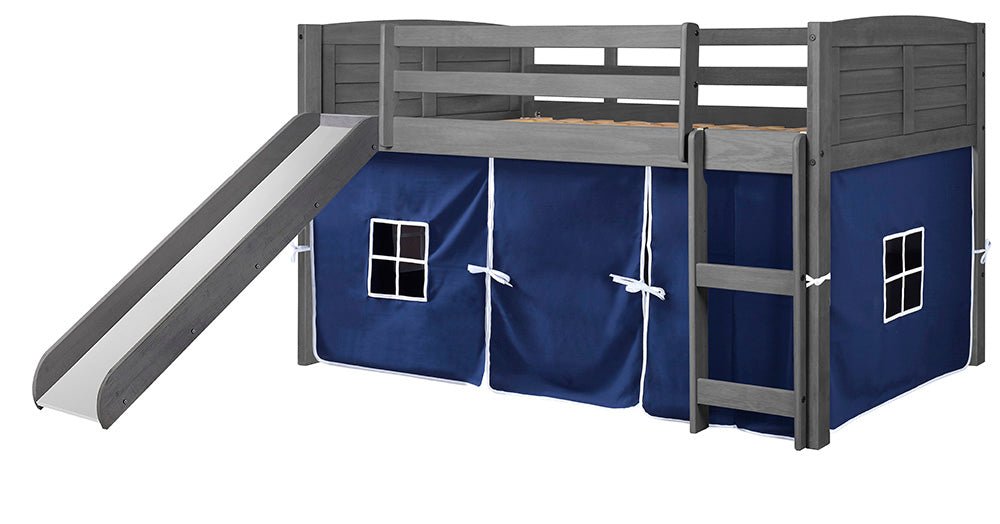 Donco Twin Louver Low Loft – Monkey Bunks