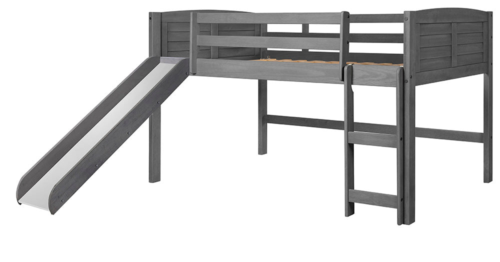 Donco Twin Louver Low Loft – Monkey Bunks