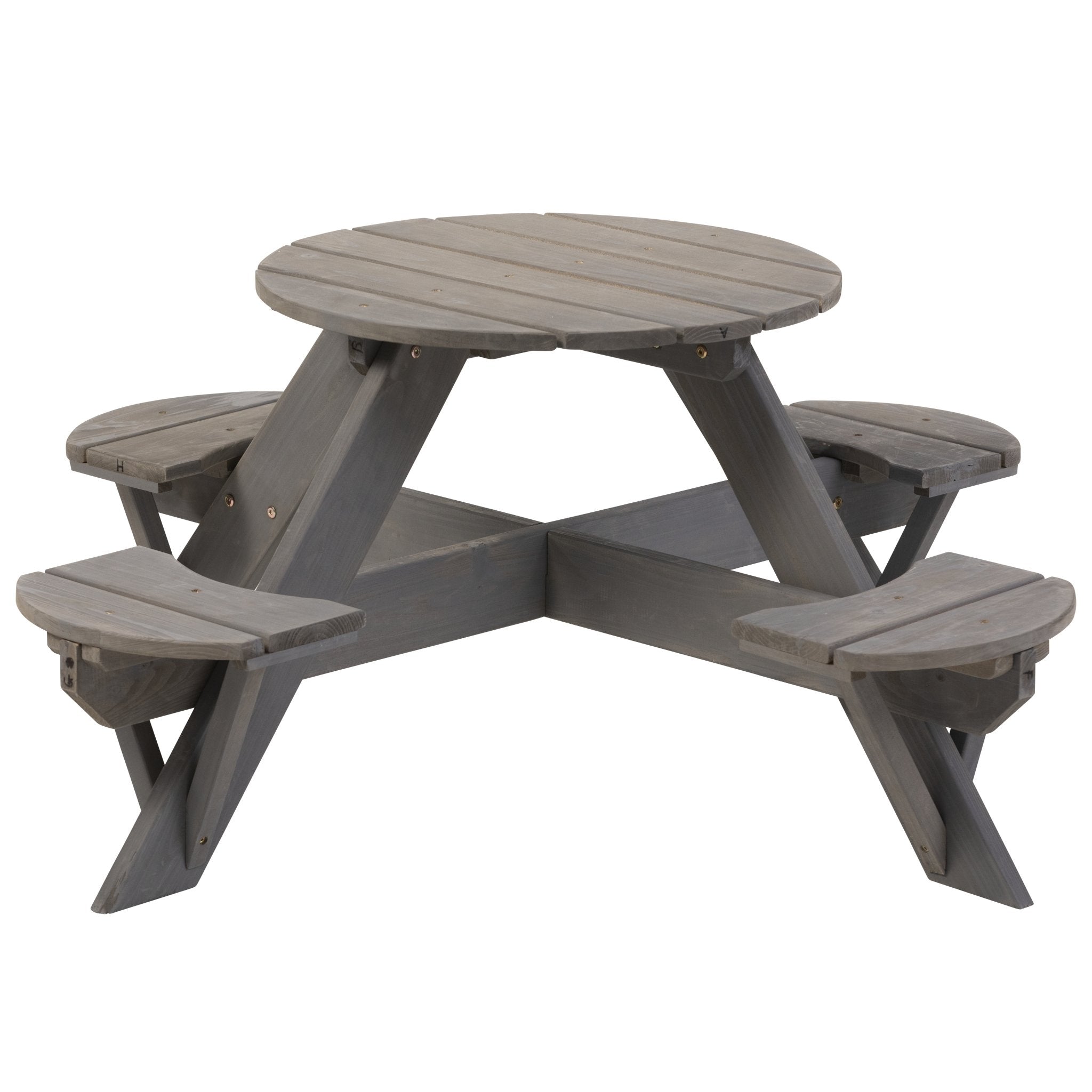 Kids Circular Cedar Picnic Table – Monkey Bunks