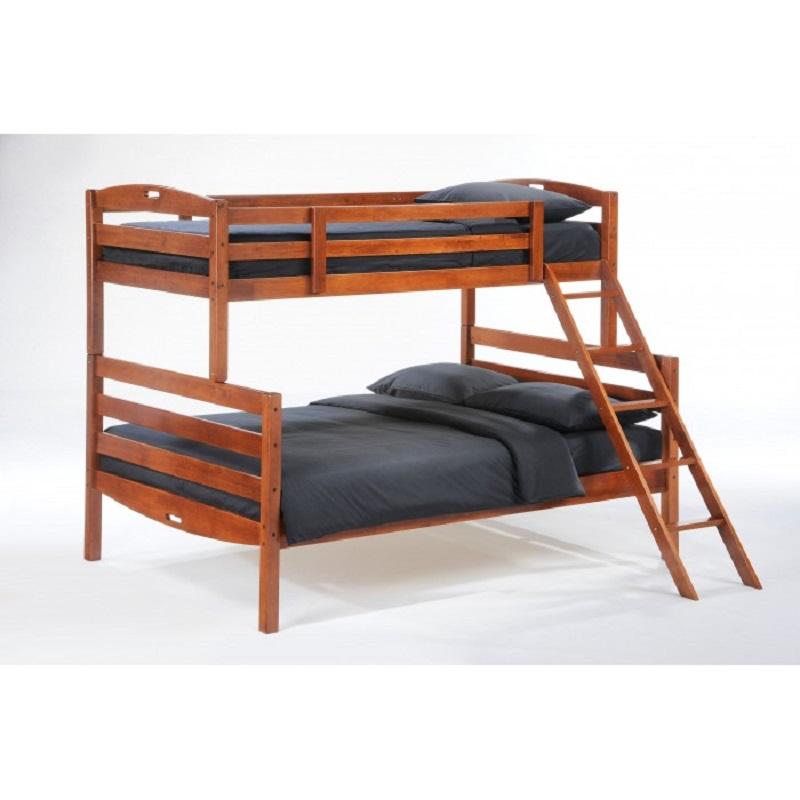 Sesame Twin over Full Bunk Bed | Converts into Separate Beds – Monkey Bunks