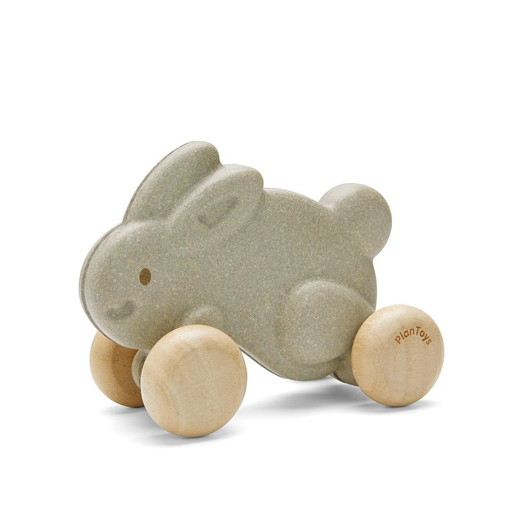 Push Along Bunny - Grey – Monkey Bunks