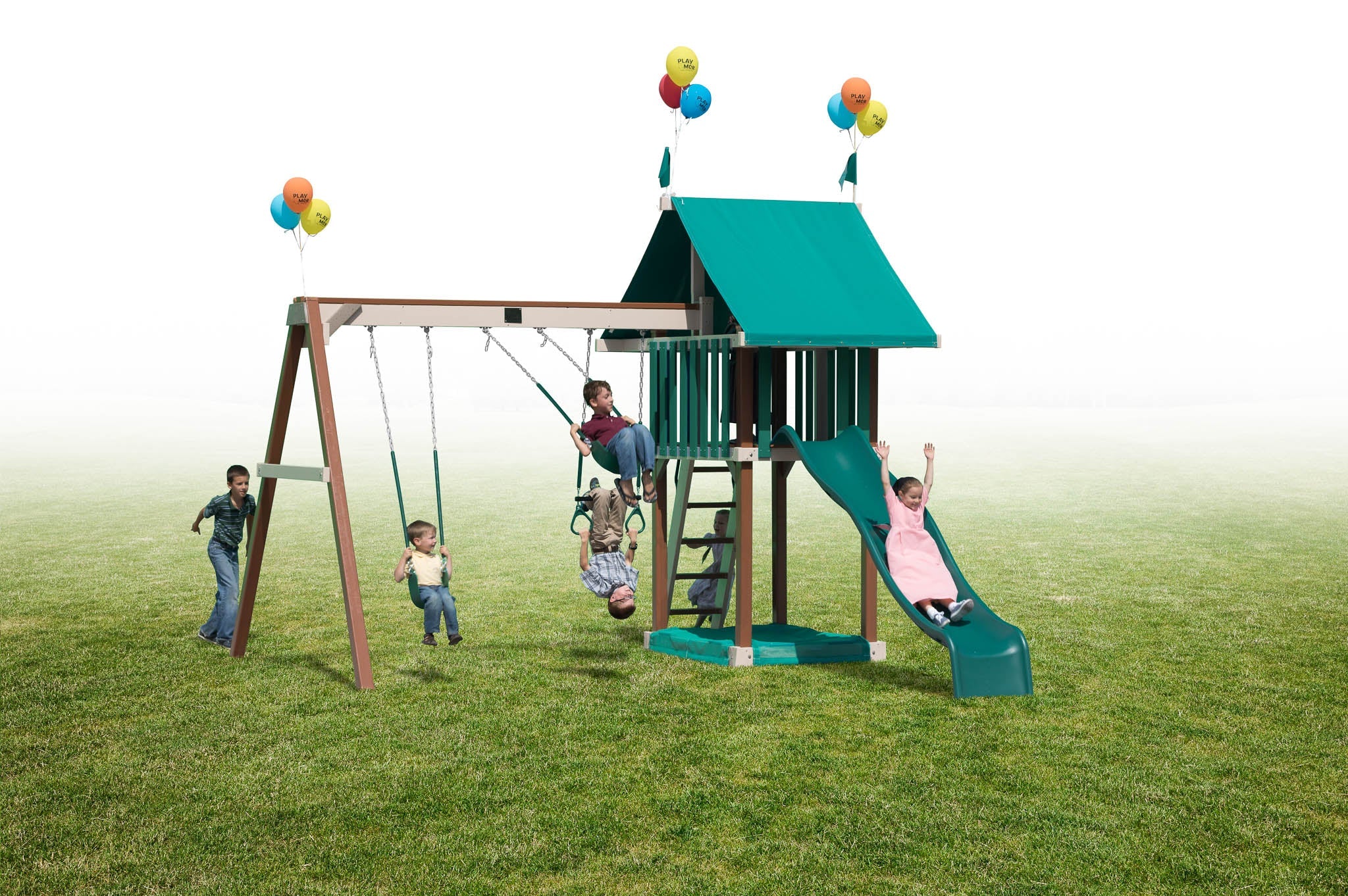 Lovely Retreat Swing Set – Monkey Bunks