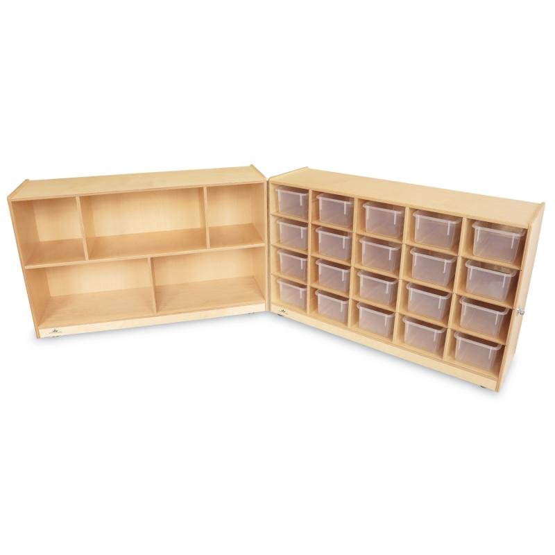 20 Tray Fold and Roll Storage Cabinet – Monkey Bunks