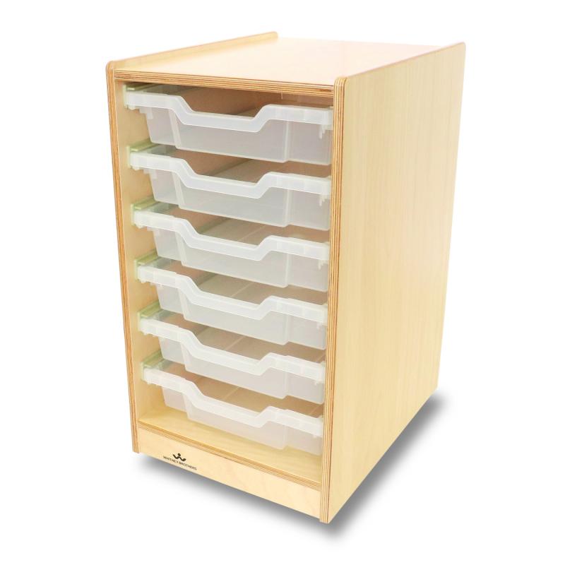 Clear Tray Single Column Storage Cabinet – Monkey Bunks