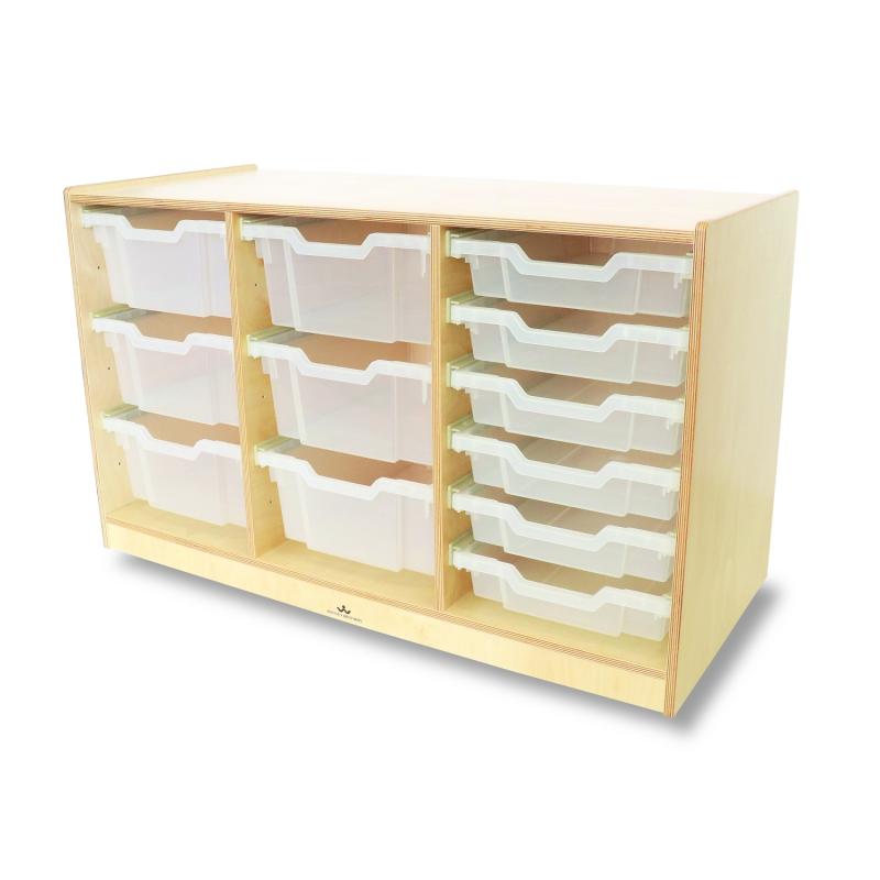 Clear Tray Triple Column Storage Cabinet – Monkey Bunks