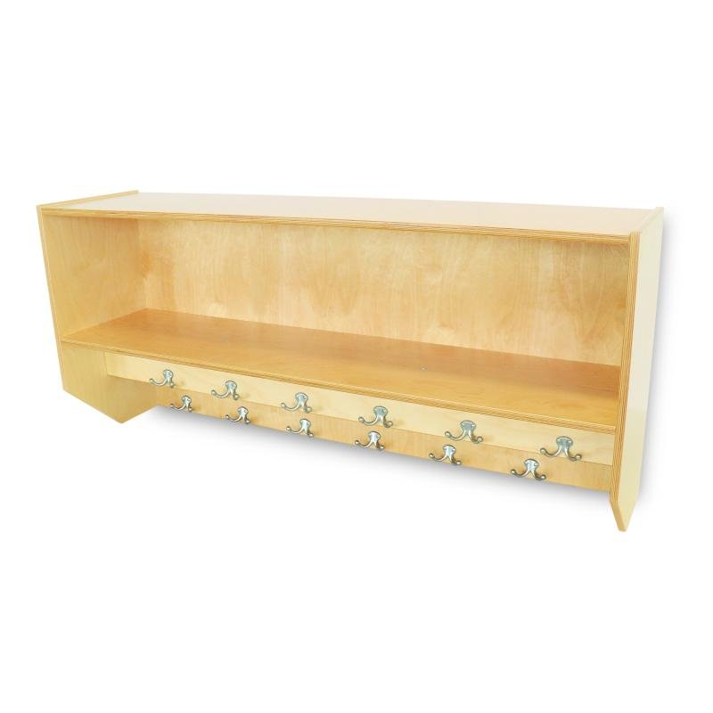 Double Row Wall Mounted Coat Rack – Monkey Bunks
