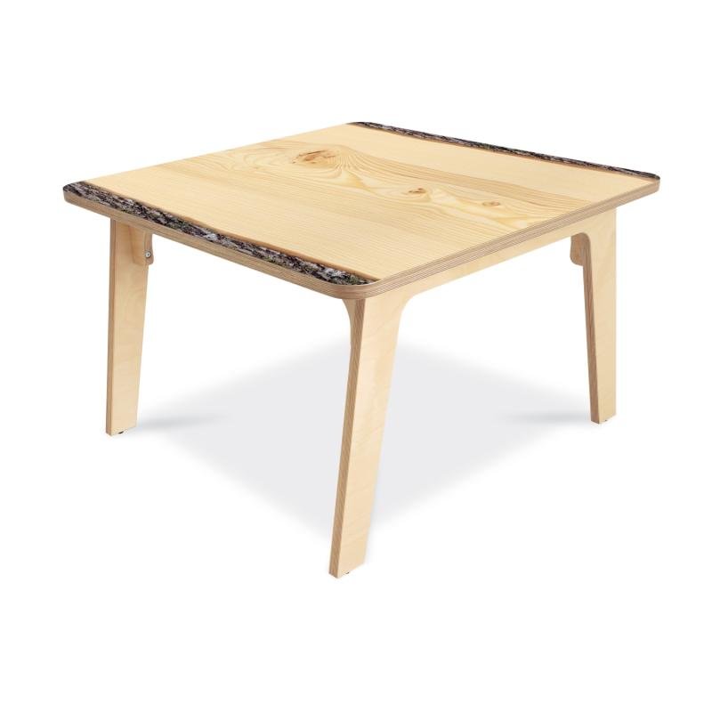 Nature View Live Edge Square Table – Monkey Bunks