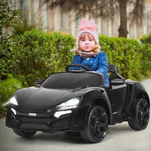 12V 2.4G RC Electric Vehicle with Lights-Black – Monkey Bunks