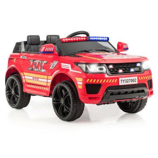 12V Kids Electric Ride On Car with Remote Control-Red – Monkey Bunks