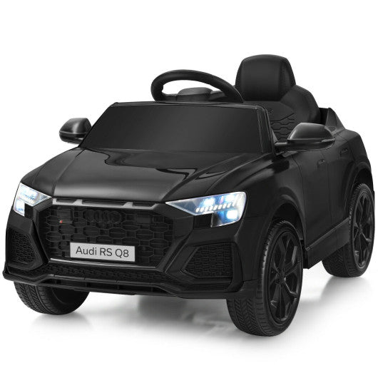 12V Licensed Audi Q8 Kids Cars to Drive with Remote Control-Black ...