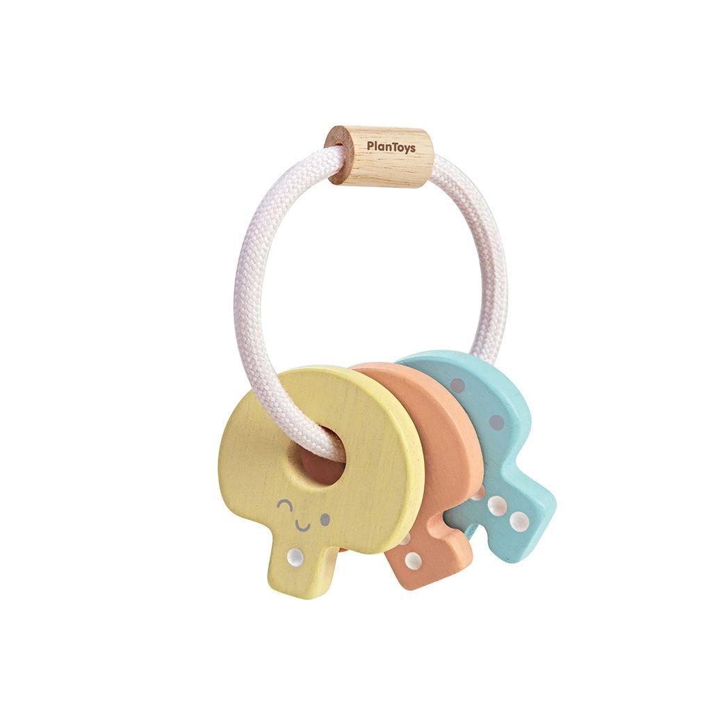 Baby Key Rattle - Pastel – Monkey Bunks