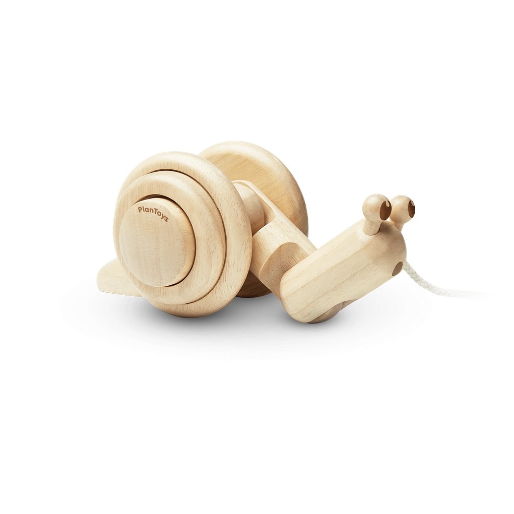 Pull Along Snail - Natural – Monkey Bunks
