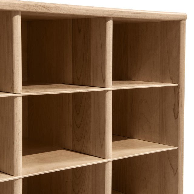 Maple Heritage (25) Cubby Tray Storage without Trays – Monkey Bunks