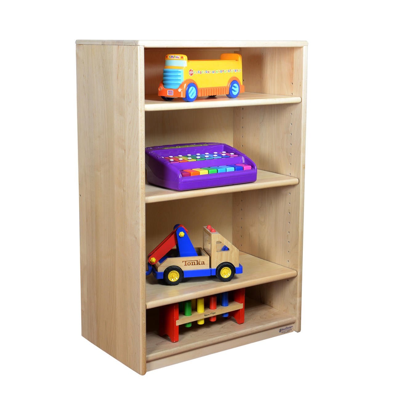 Maple Heritage Storage with Adjustable Shelves – Monkey Bunks